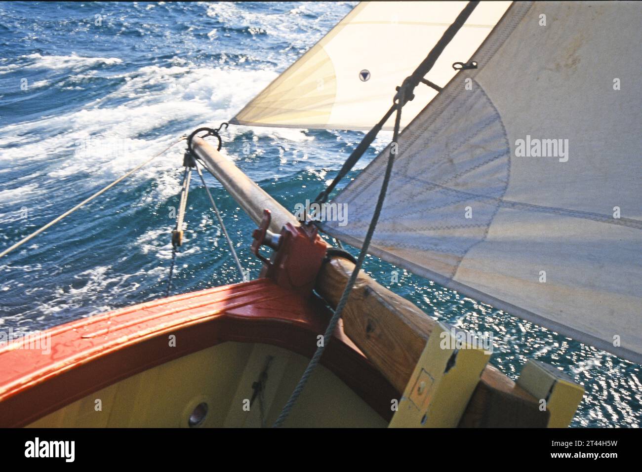 Sailing on Pettifox, a replica French crabber the last sailing boat ...