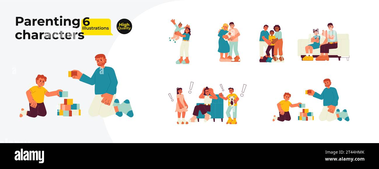 Teen parenting Stock Vector Images - Alamy