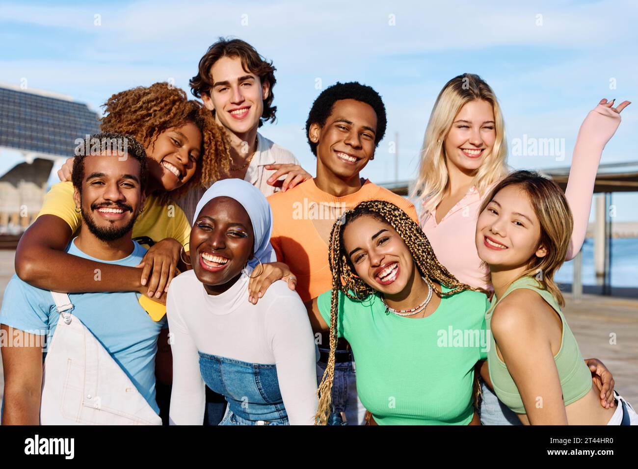 Group of multicultural and gender diverse young people Stock Photo - Alamy