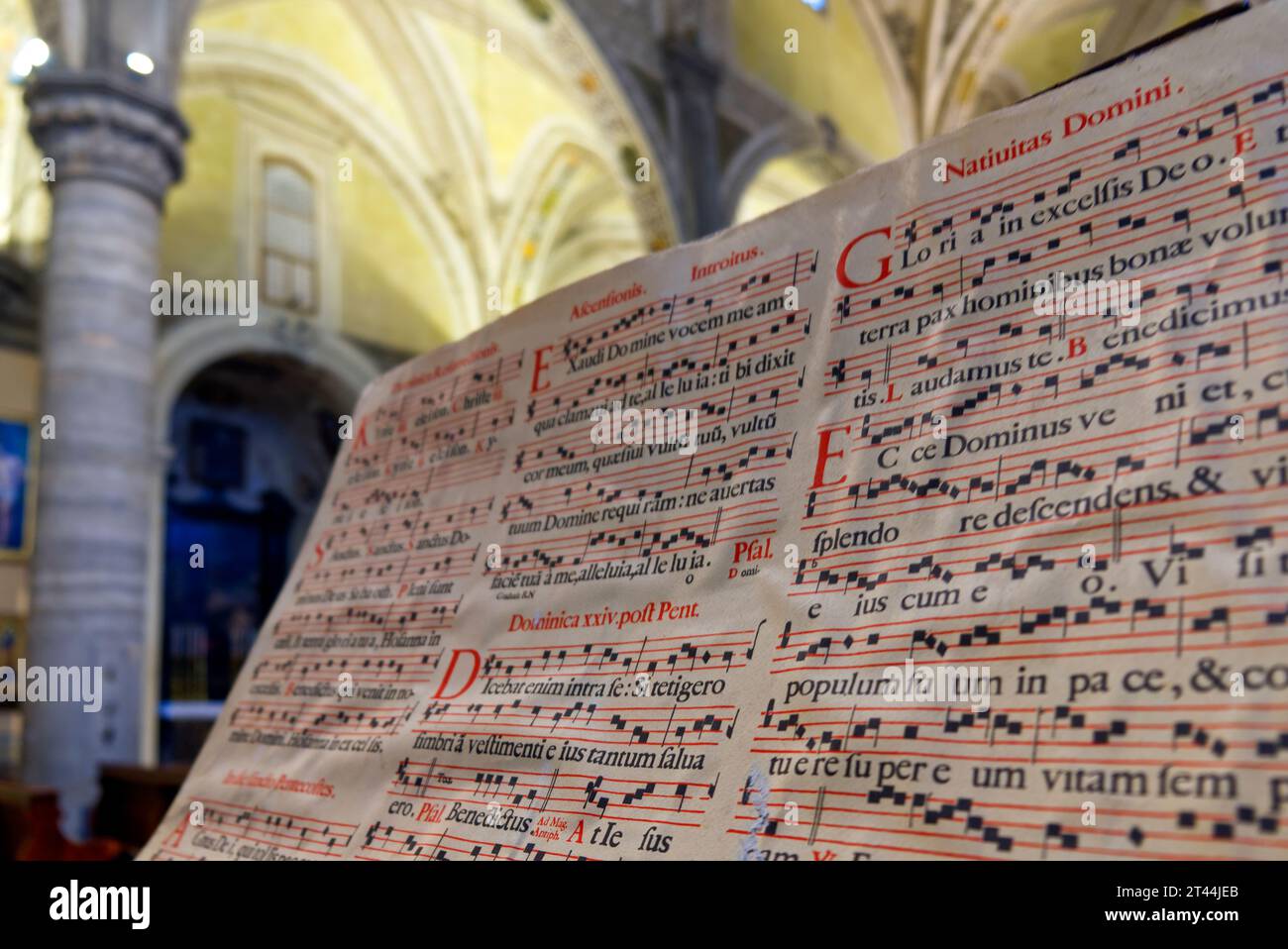 Gregorian manuscript hi-res stock photography and images - Alamy