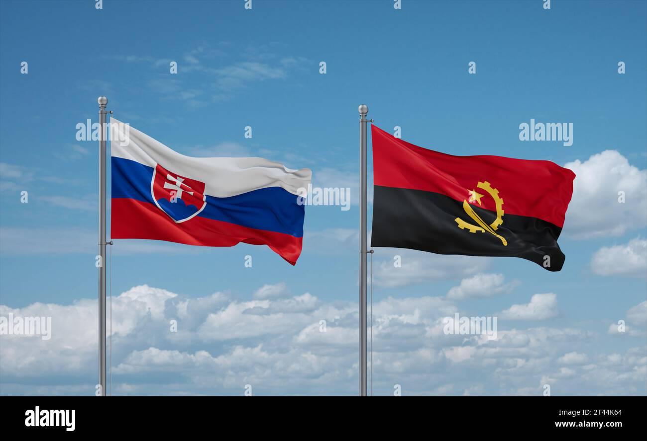 Angola slovakia flag hi-res stock photography and images - Alamy