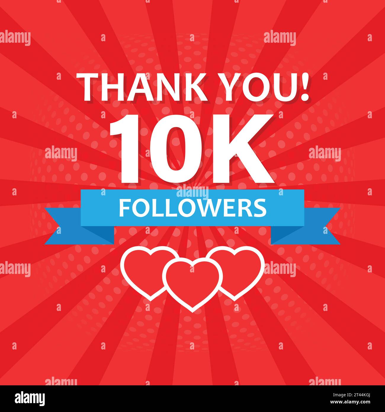 10k followers vector vectors hi-res stock photography and images - Alamy