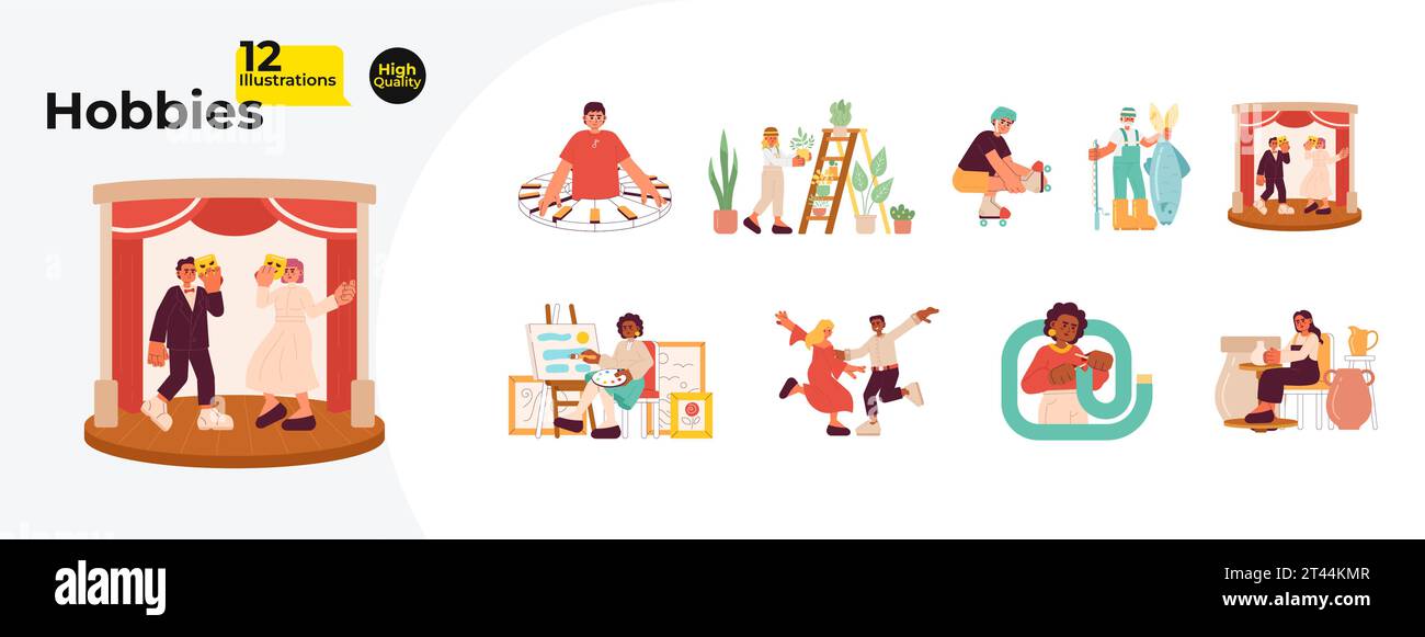 Piano actress Stock Vector Images - Alamy