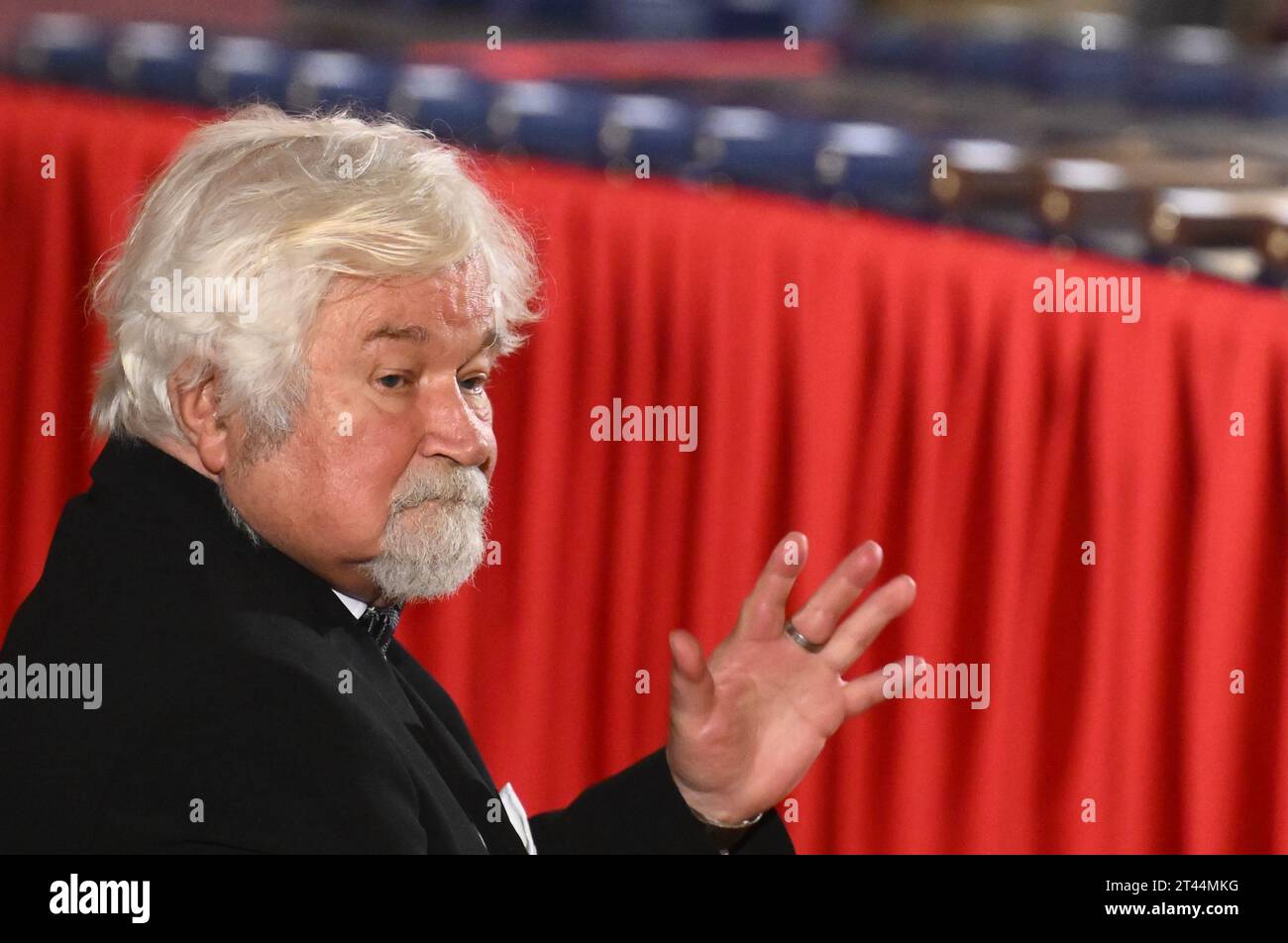 Prague, Czech Republic. 28th Oct, 2023. Former politician Petr Pithart ...