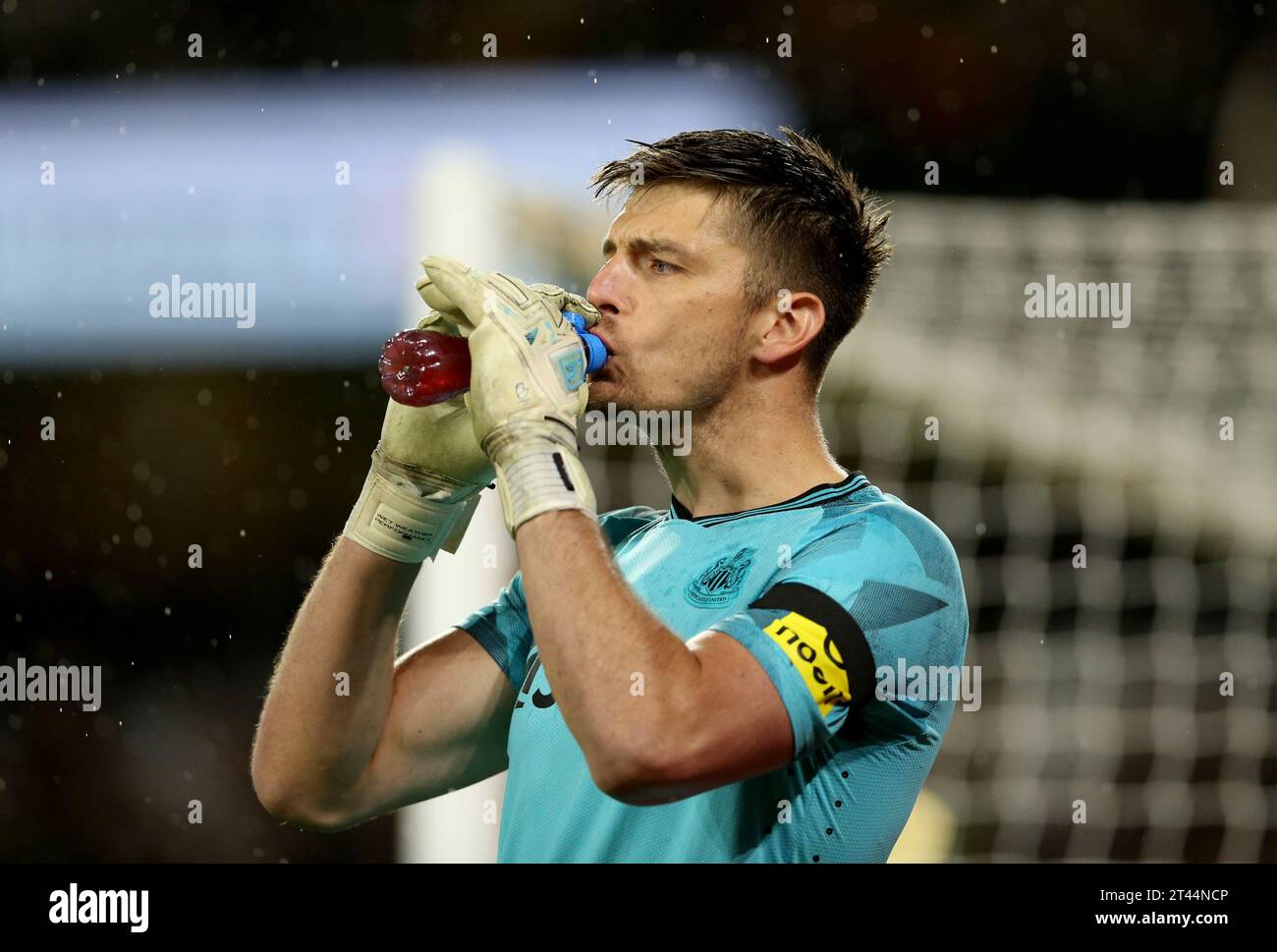 Newcastle United goalkeeper Nick Pope during the Premier League match ...