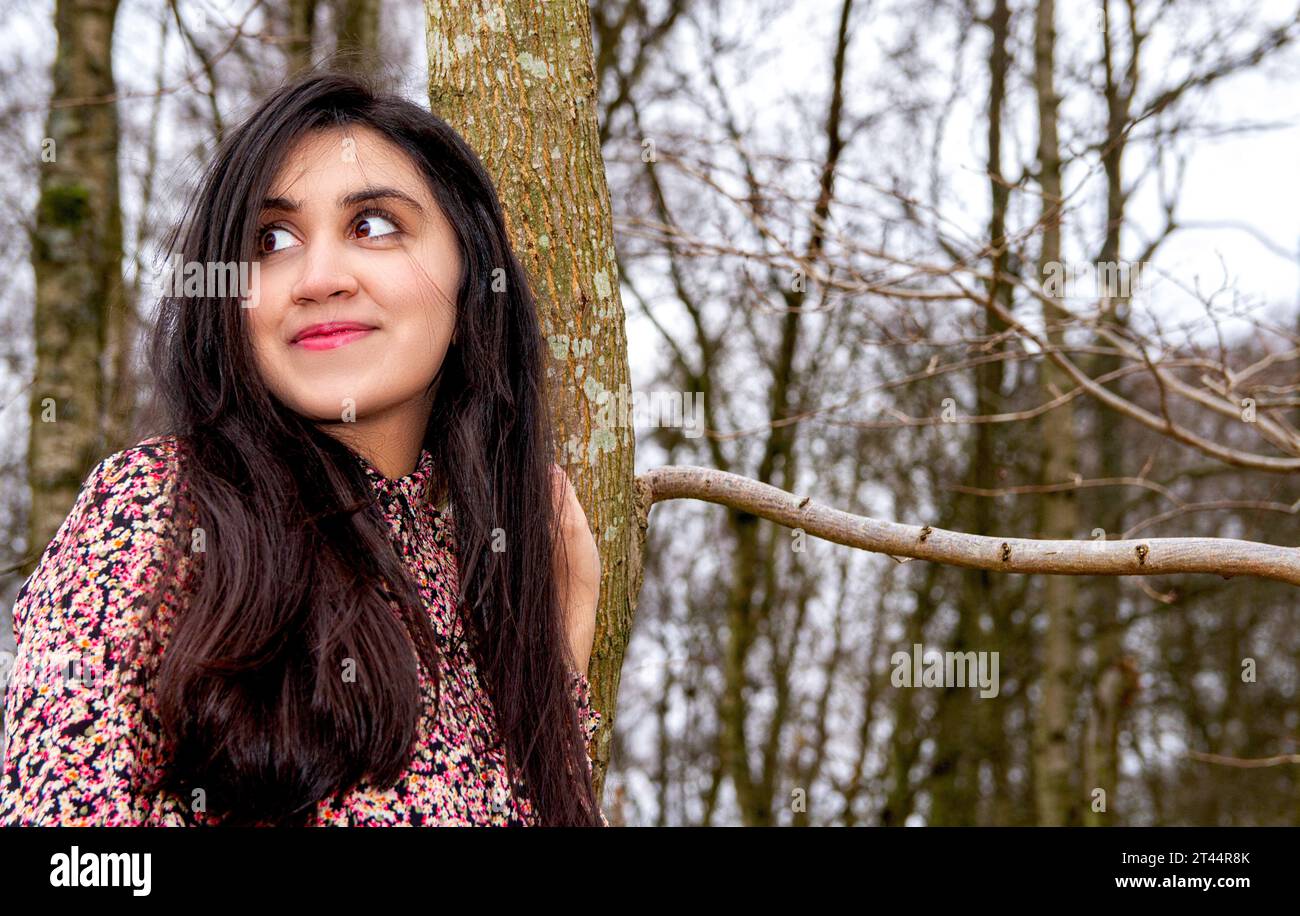 A beautiful and elegant lady spends the day having her photograph taken ...