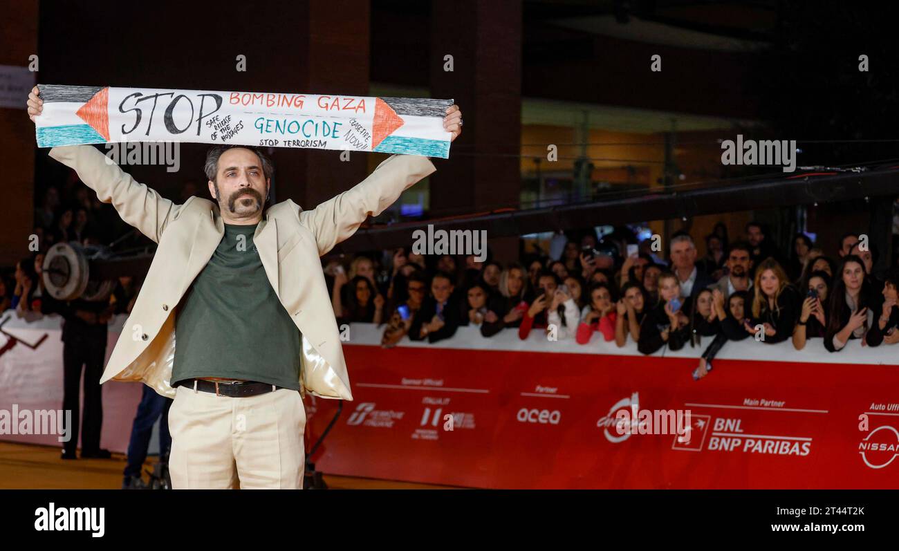 October 28, 2023, Rome, Italy: Italian actor Antonio De Matteo Displays ...