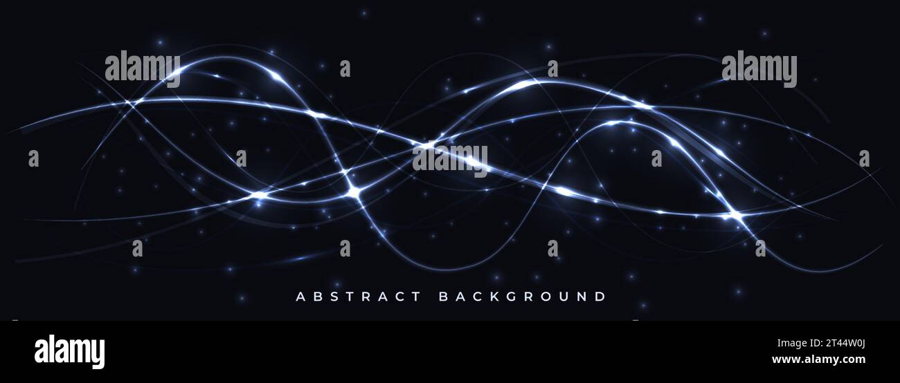 Dark technology vector abstract background with light translucent ...