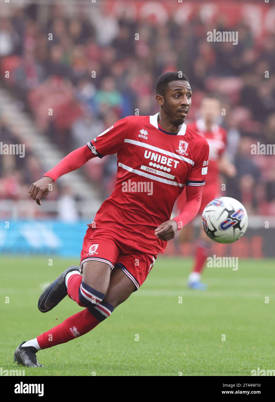 Isaiah Jones of Middlesbrough during the Sky Bet Championship match ...