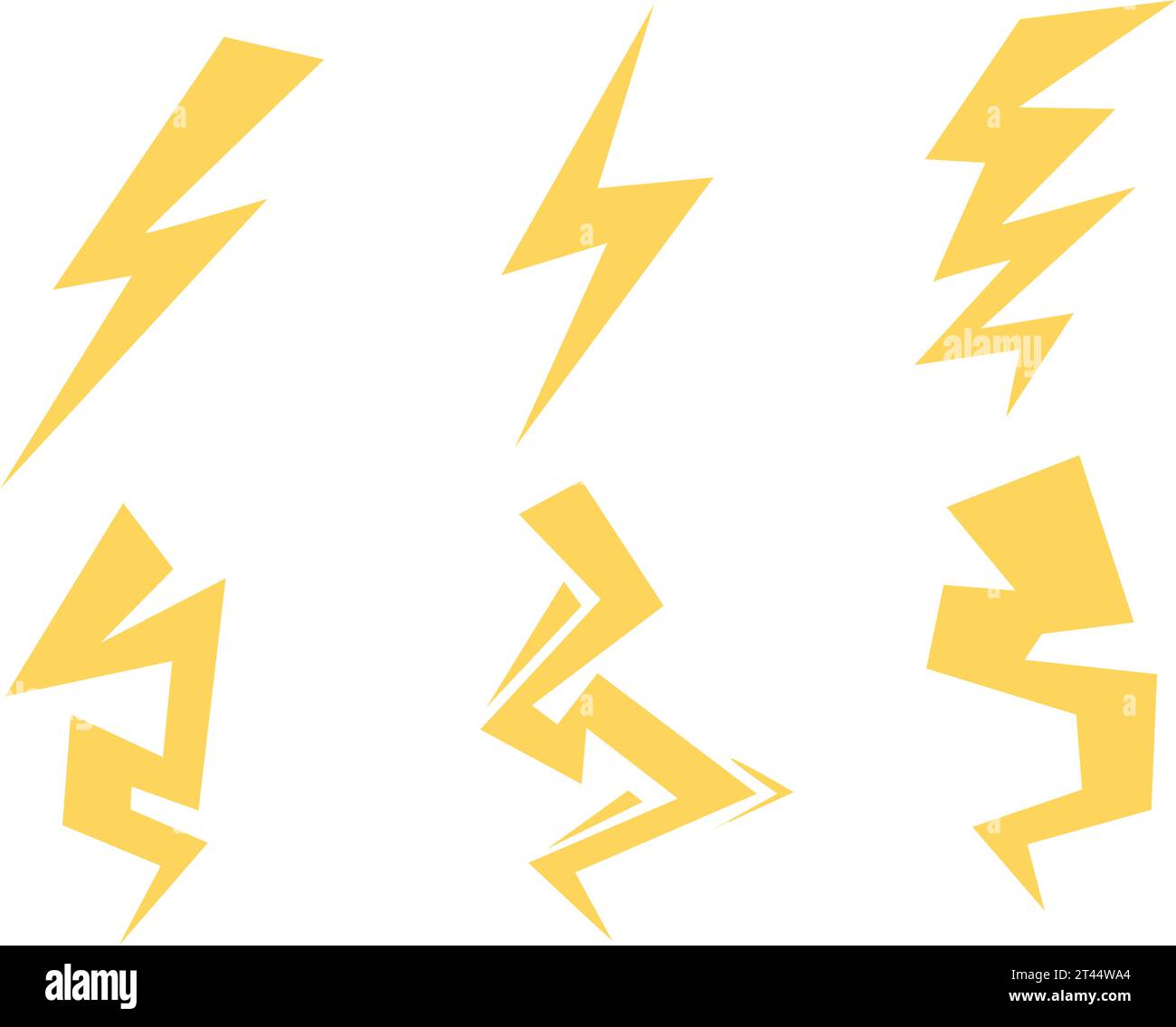 lightning set, vector graphics. Install Lightning. Modern vector ... lightning set, vector graphics. Install Lightning. Modern vector ...