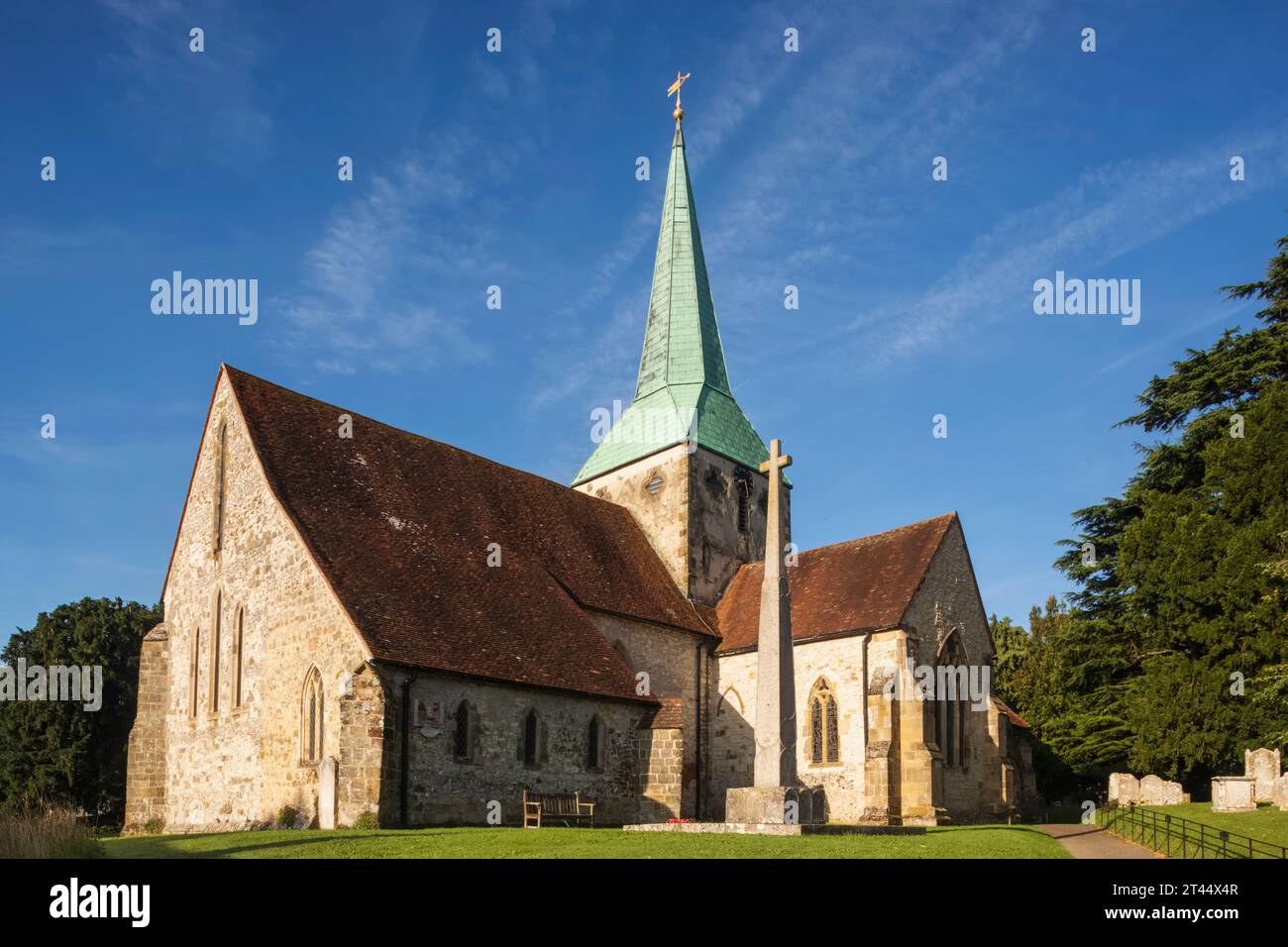 England, West Sussex, Harting, Exterior View of The Parish Church of St ...