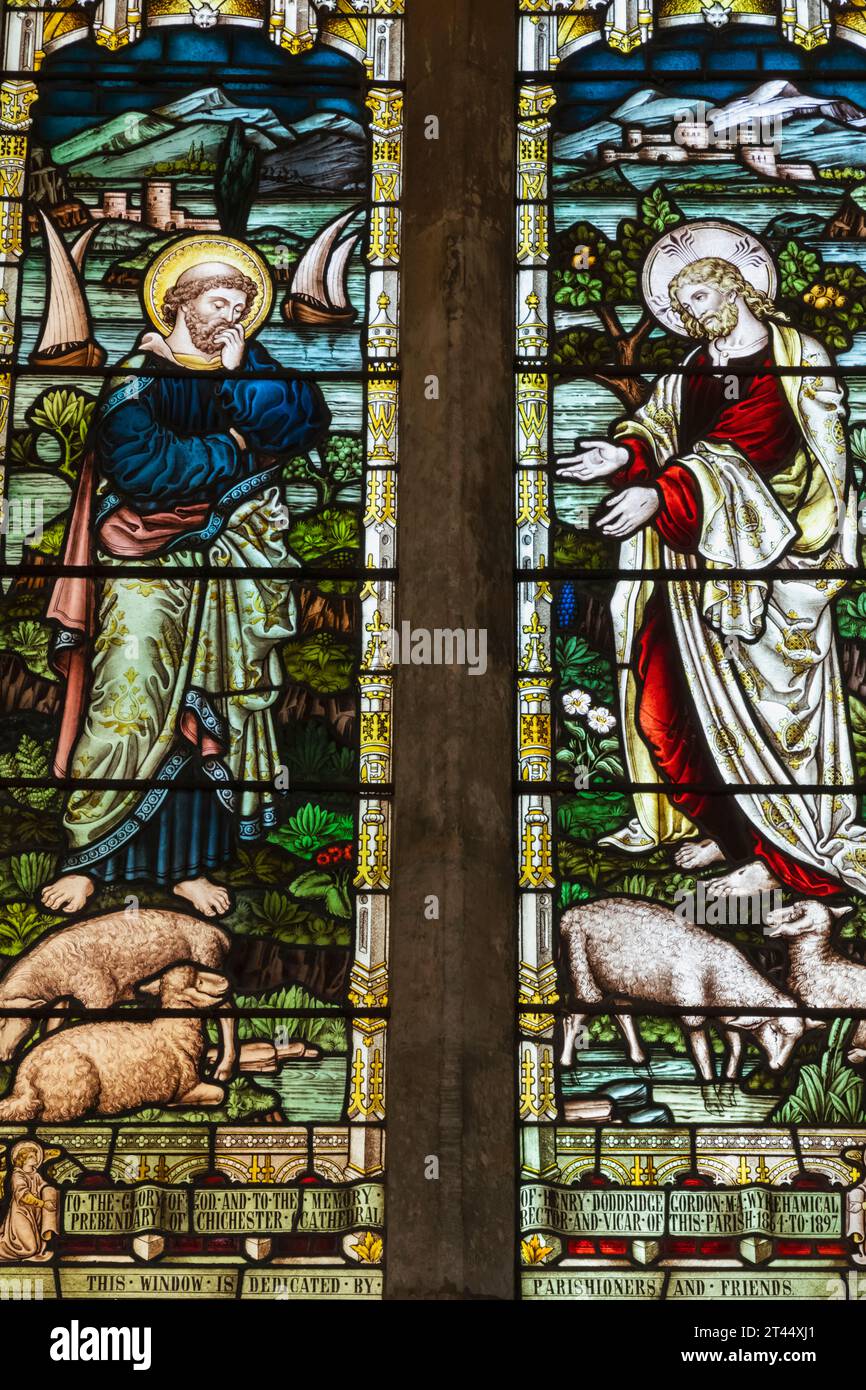 England, West Sussex, Harting, The Parish Church of St Mary and St ...