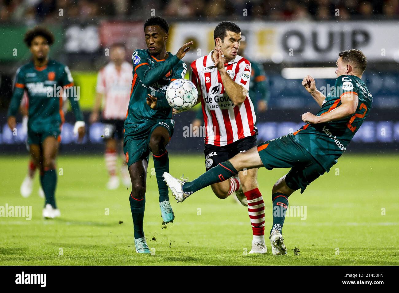 ROTTERDAM - (l-r) Kevin Felida of RKC Waalwijk, Pelle Clement of Sparta ...