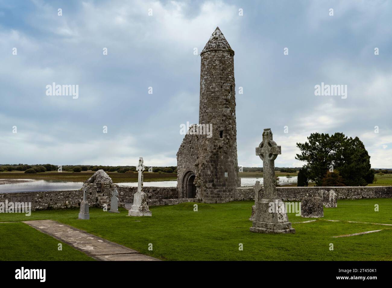Clonmacnoise is an early monastic settlement founded in the 6th century ...