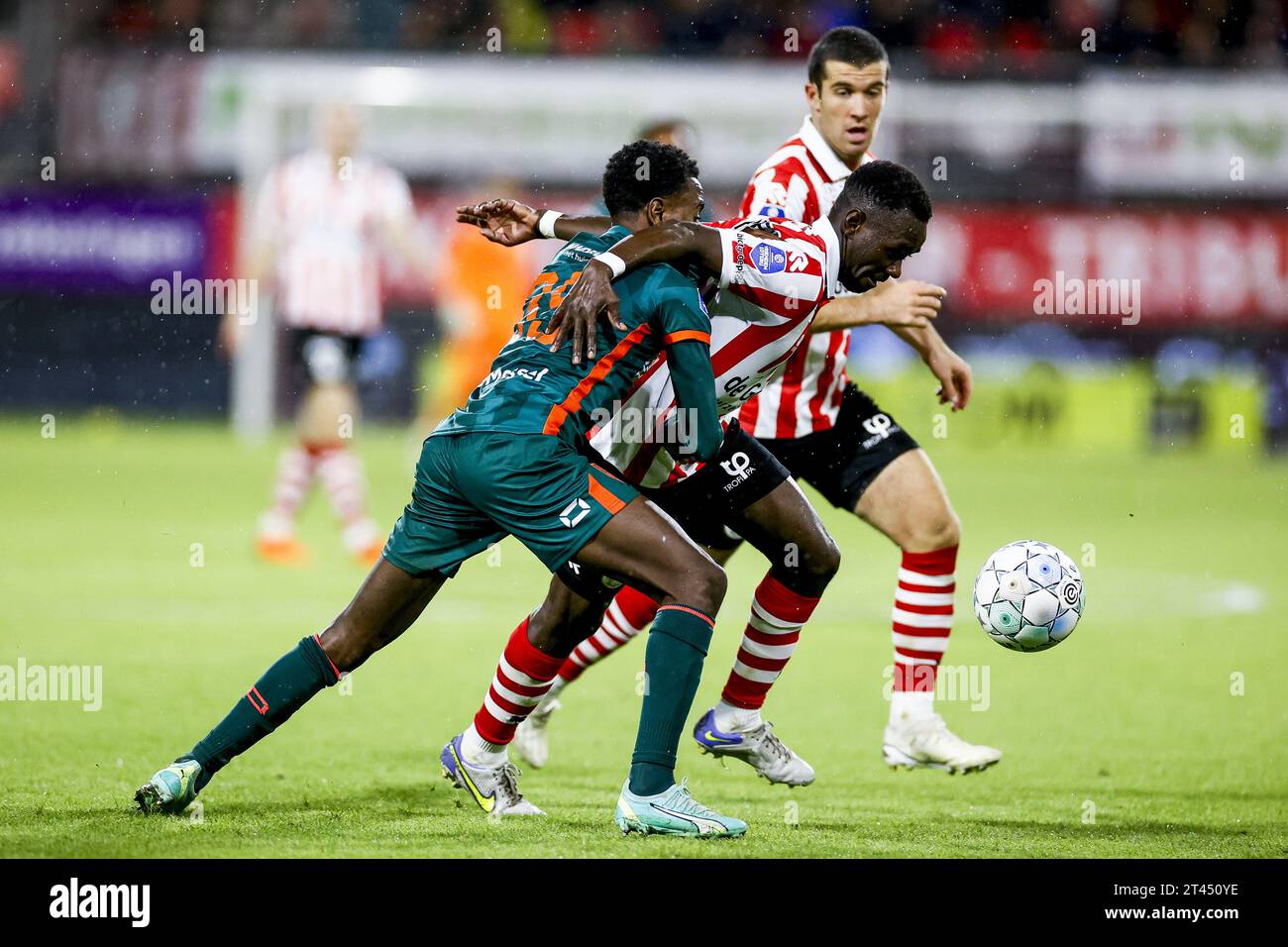 ROTTERDAM - (l-r) Kevin Felida of RKC Waalwijk, Joshua Kitolano of ...