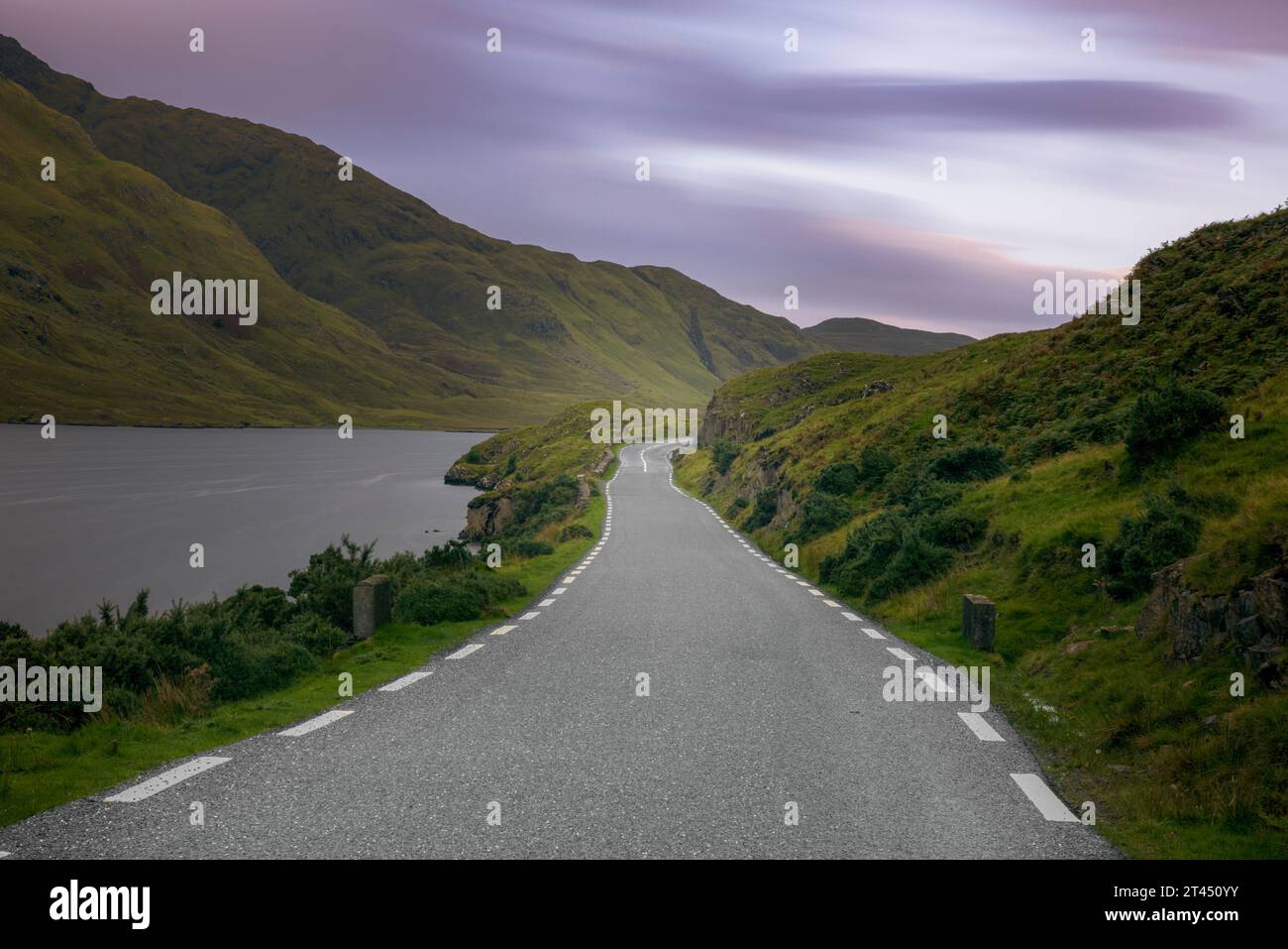 Doo Lough is a lake located in the Connemara National Park in County ...
