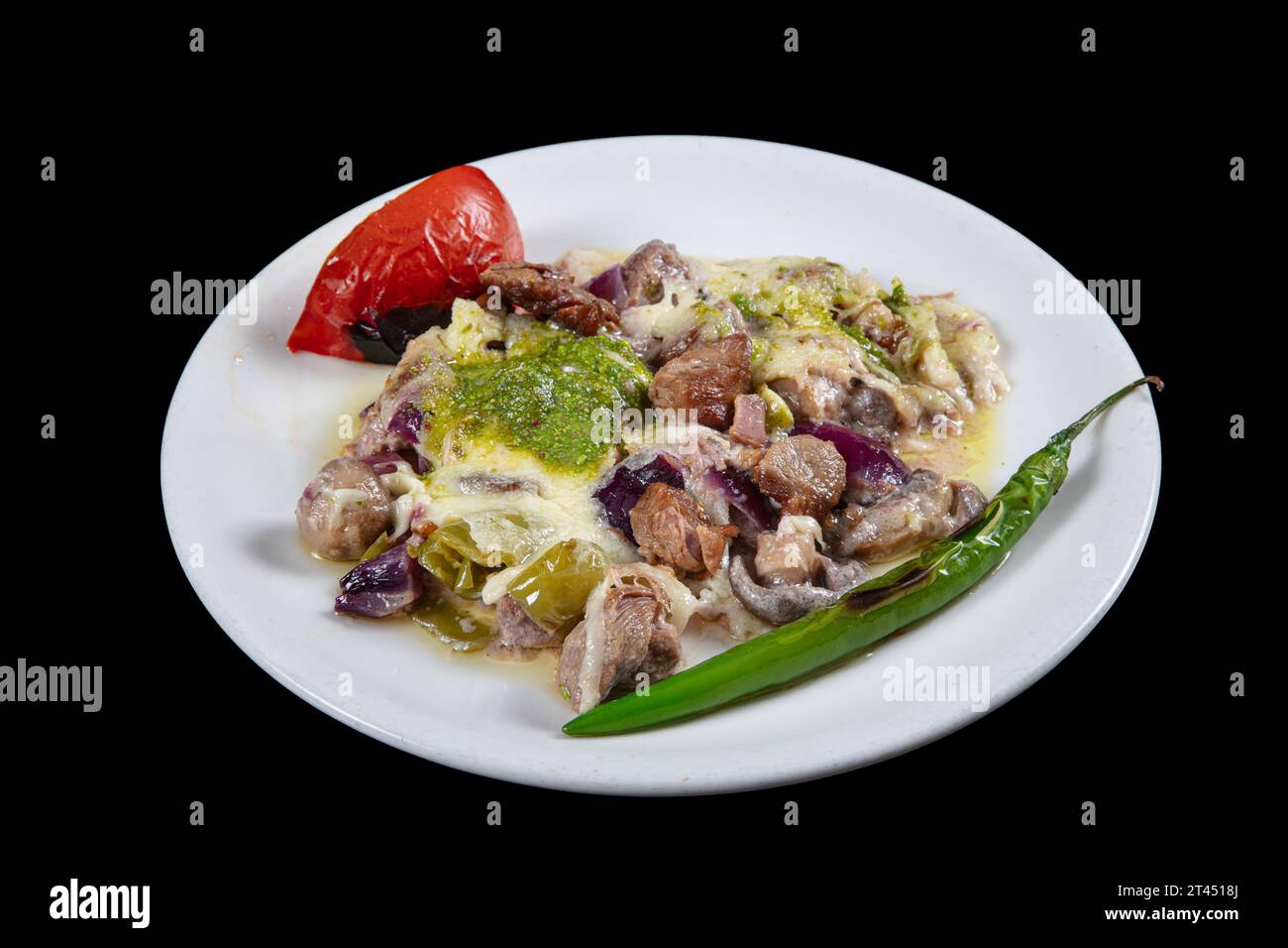 Traditional Turkish cuisine food which come from Ottoman Empire. Tave ...