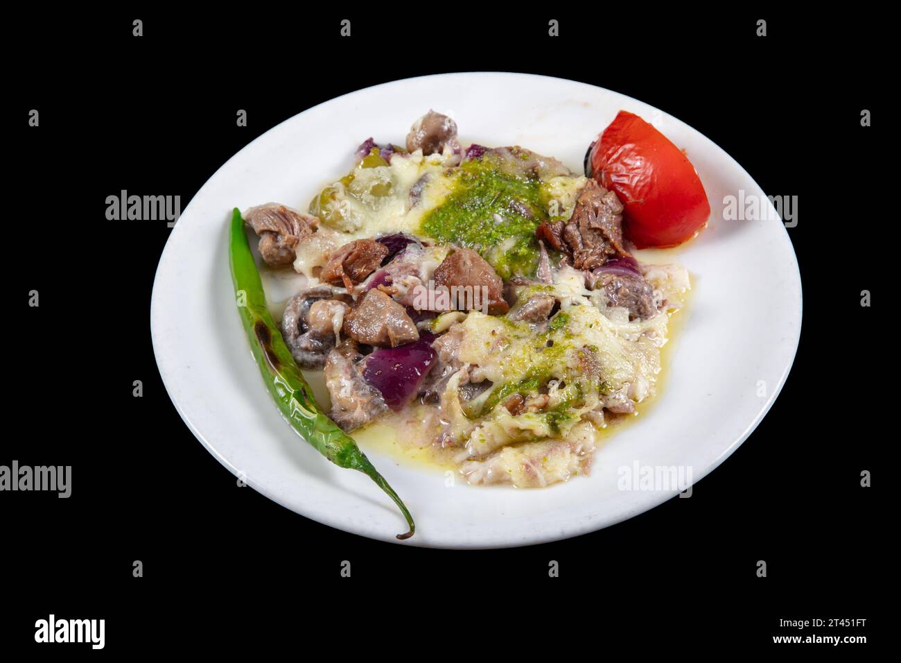 Traditional Turkish cuisine food which come from Ottoman Empire. Tave ...