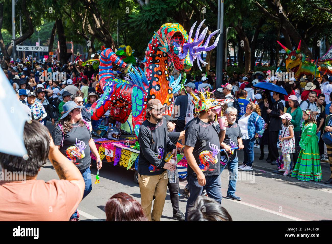 Mexico City, Mexico - October 21, 2023. Alebrijes parade - "Desfile de ...