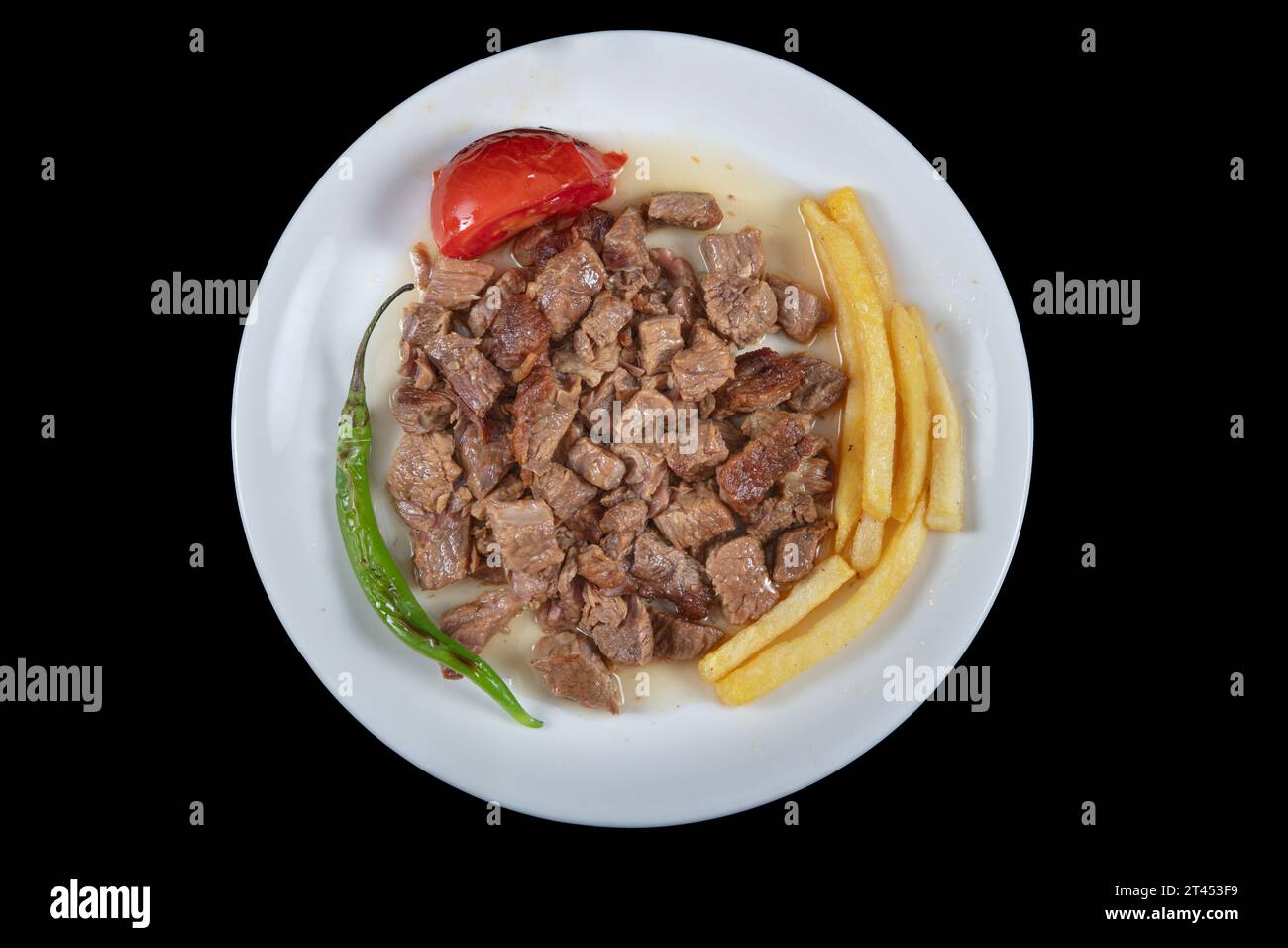 Turkish Food Et Kavurma. Meat Saute Turkish Et sote. Turkish name : Sac ...