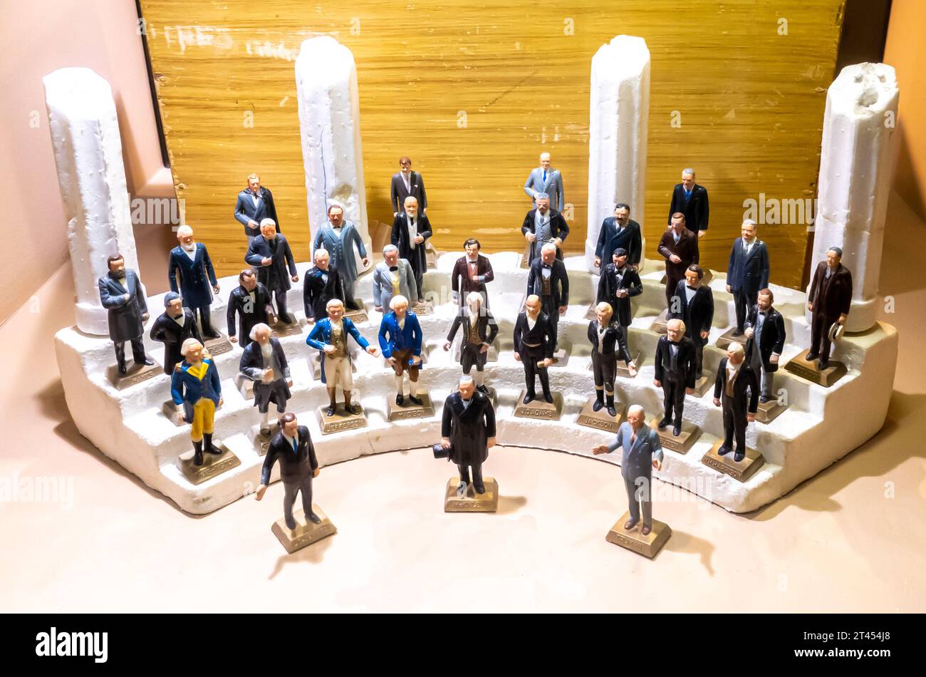 1960s U.S. Presidents toy set Stock Photo - Alamy