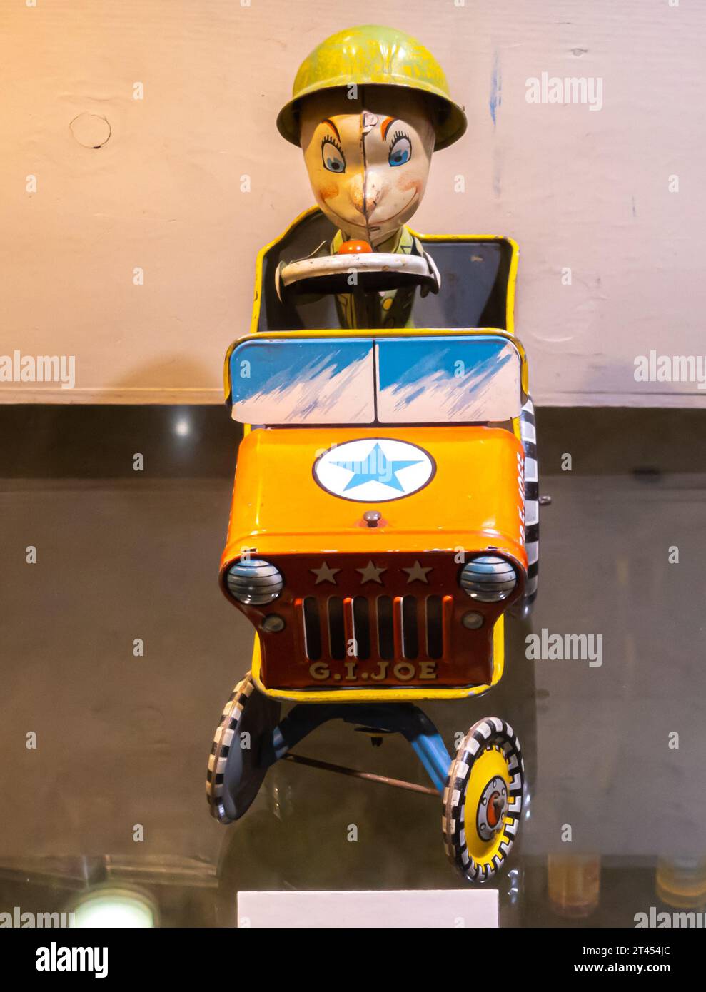 1930s USA G.I.Joe driver behind the wheel of a car toy Stock Photo - Alamy