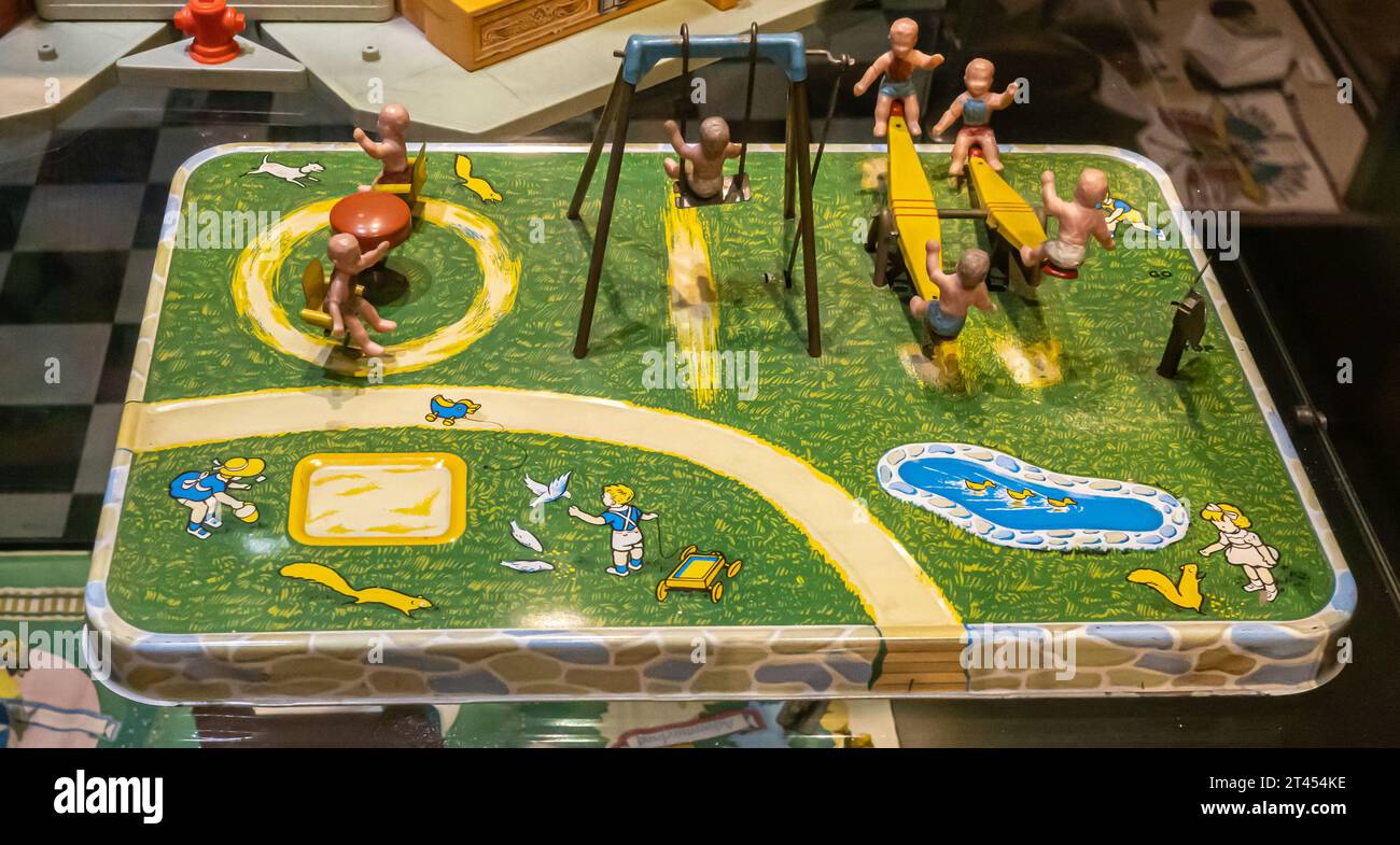 1930s children playground hi-res stock photography and images - Alamy