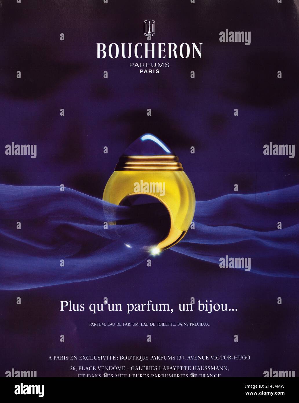 Boucheron perfume commercial hi-res stock photography and images - Alamy