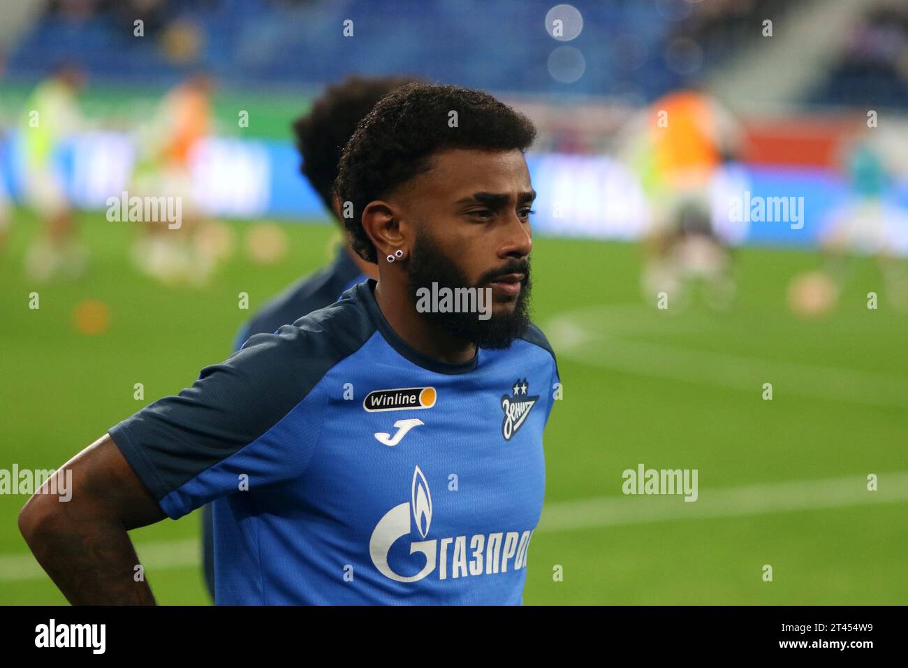 Saint Petersburg, Russia, 28 october 2023: Football. Russian Premier ...
