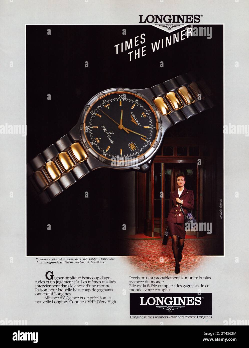 Longines ladies watch Longines Times the Winner Longines Conquest VHP ...