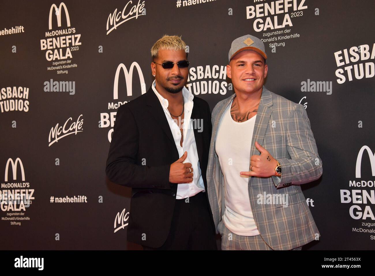 Orry Jackson und Pietro Lombardi/MC DonaldÂ s Benefiz Gala 2023 ...