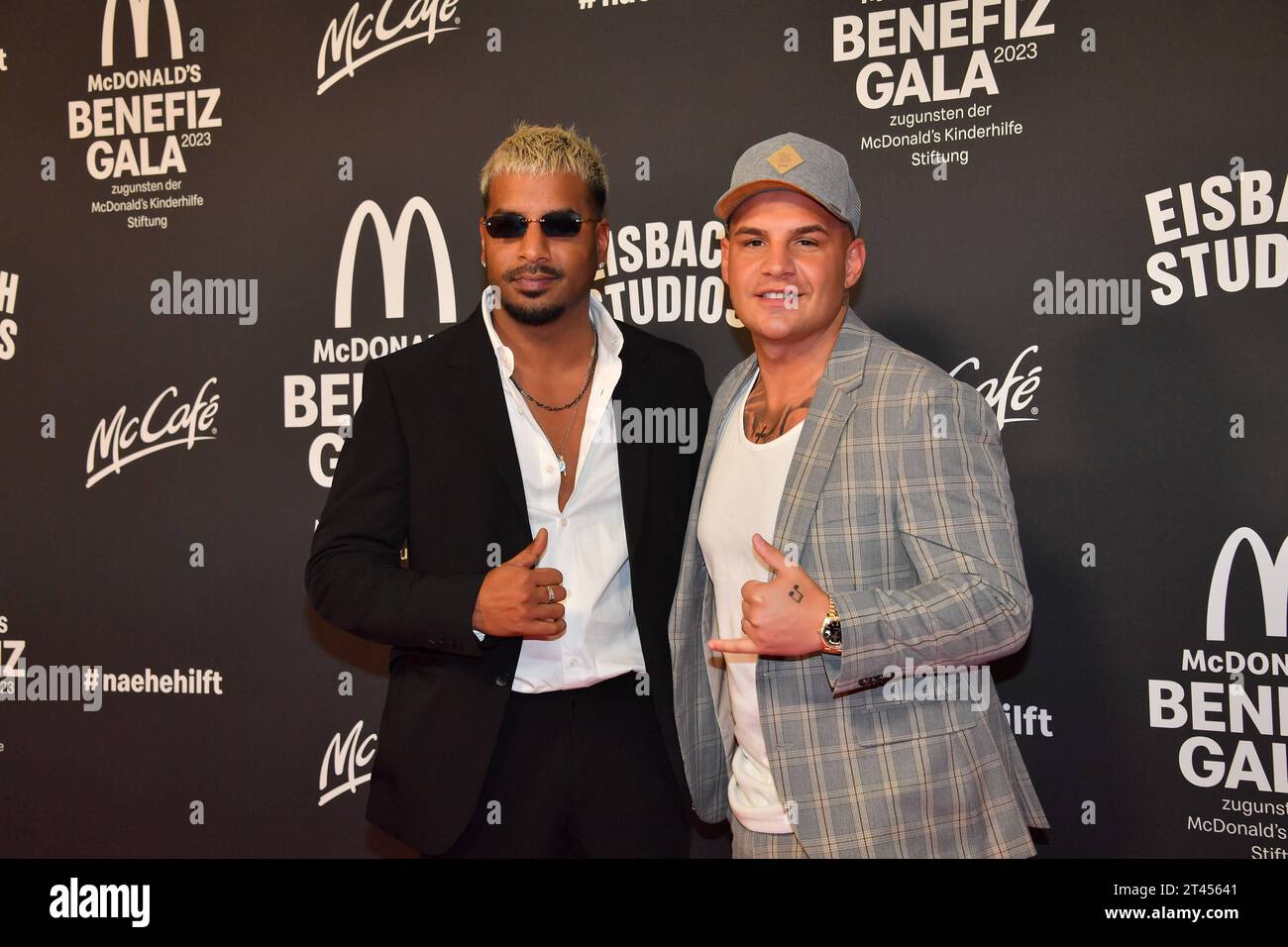 Orry Jackson und Pietro Lombardi/MC DonaldÂ s Benefiz Gala 2023 ...