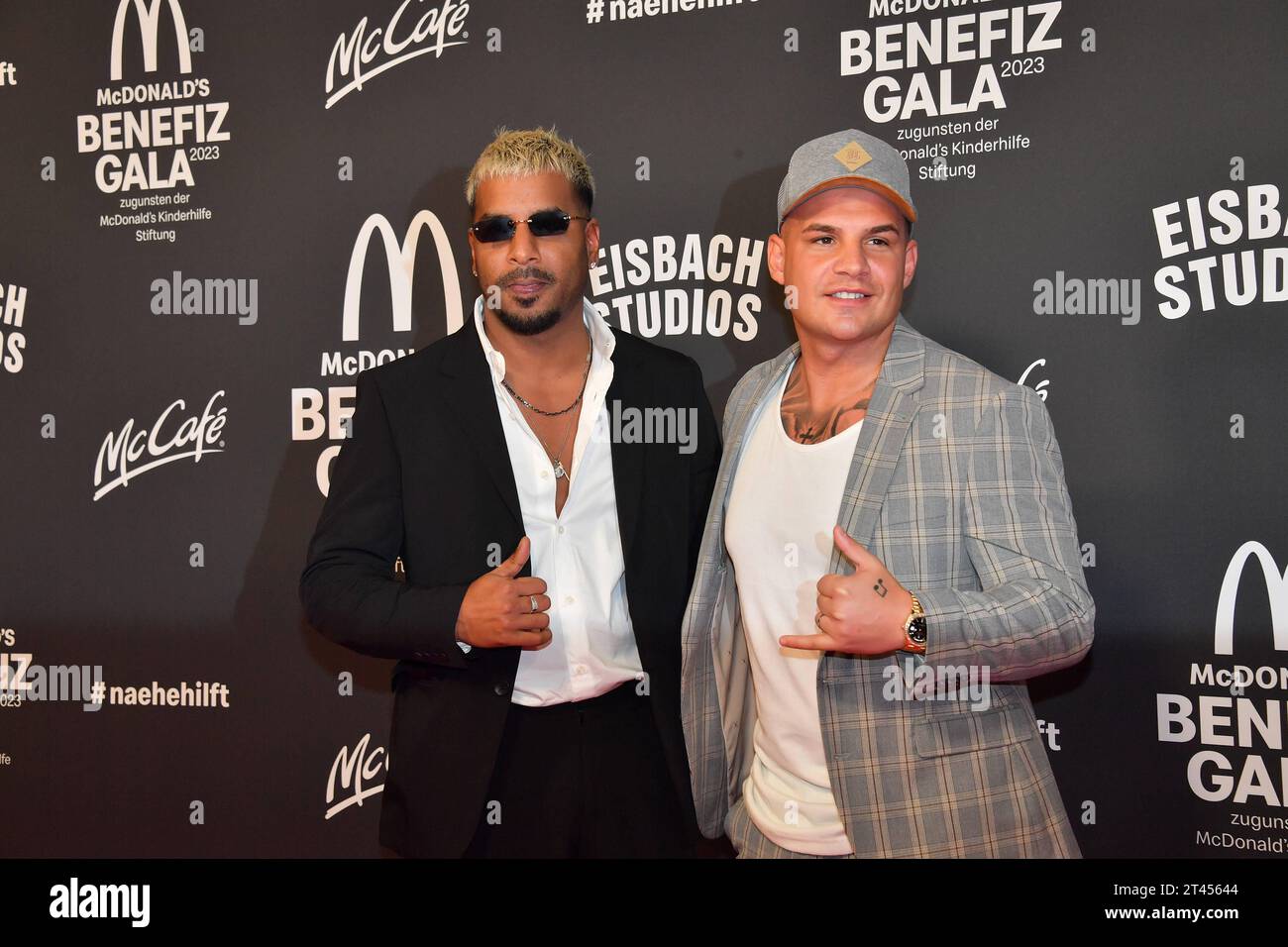Orry Jackson und Pietro Lombardi/MC DonaldÂ s Benefiz Gala 2023 ...