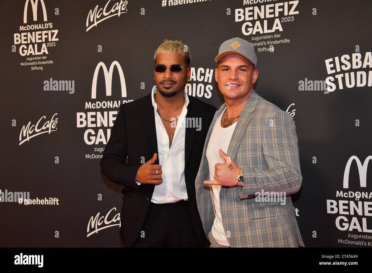 Orry Jackson und Pietro Lombardi/MC DonaldÂ s Benefiz Gala 2023 ...