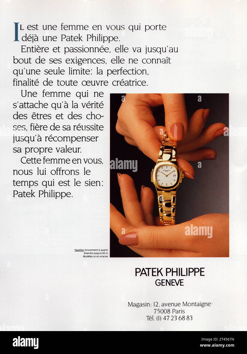 Patek philippe nautilus movement a quartz hi-res stock photography and ...