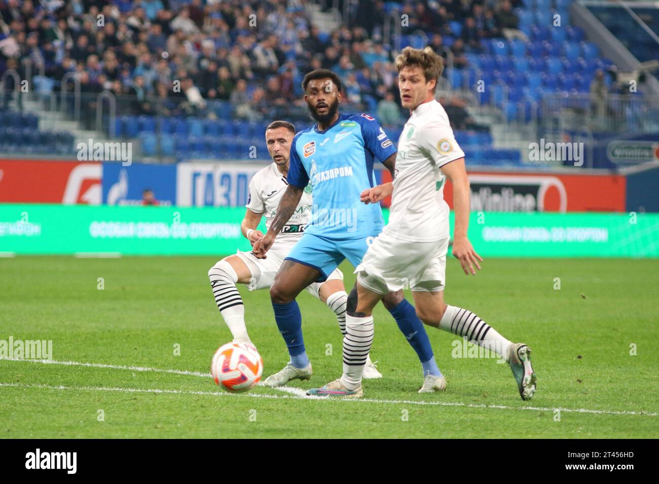 Saint Petersburg, Russia, 28 october 2023: Football. Russian Premier ...