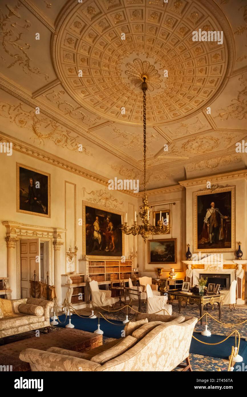 England, West Sussex, Harting, Uppark House, Interior View of The ...