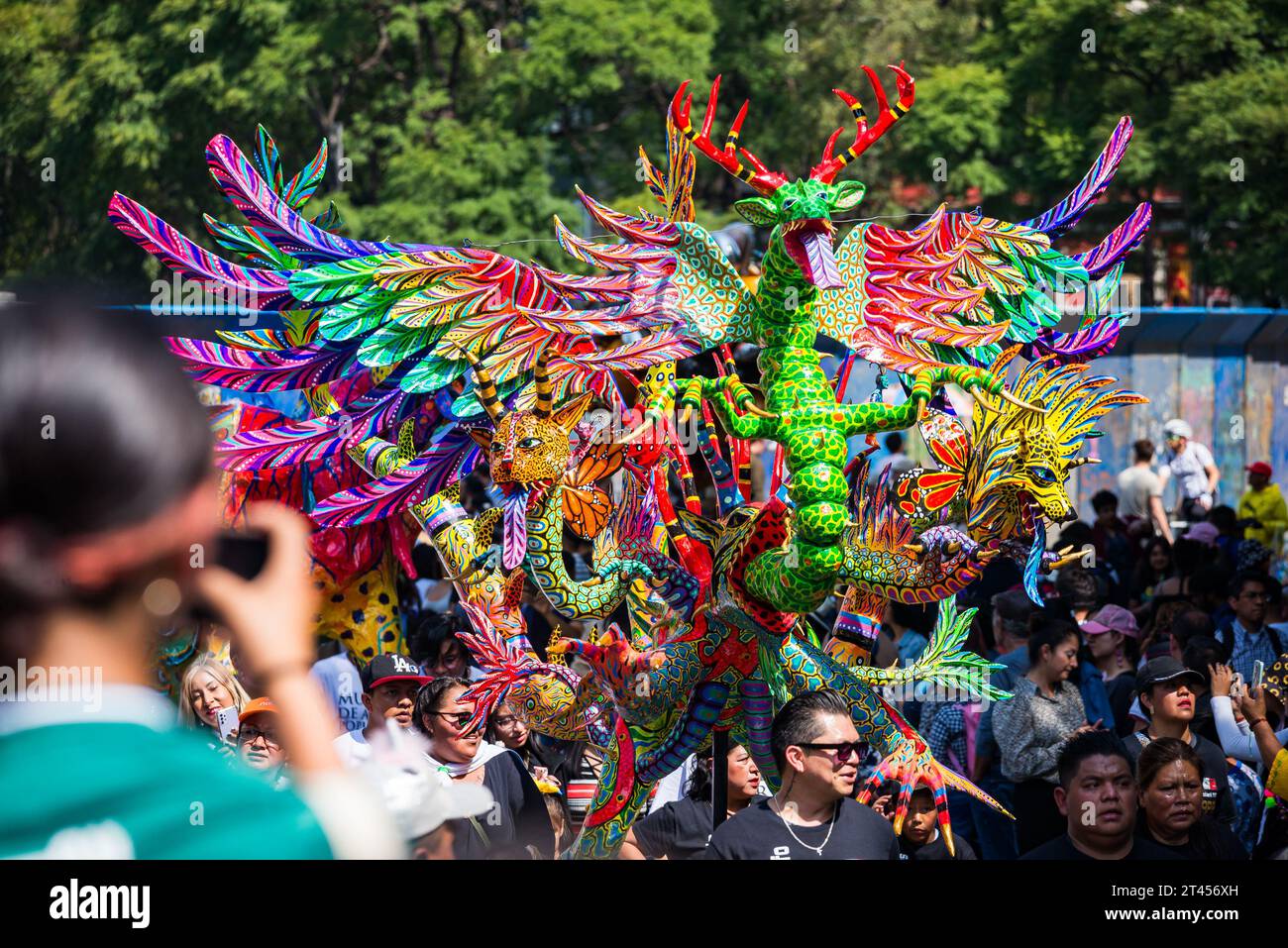 Mexico City, Mexico - October 21, 2023. Alebrijes parade - "Desfile de ...