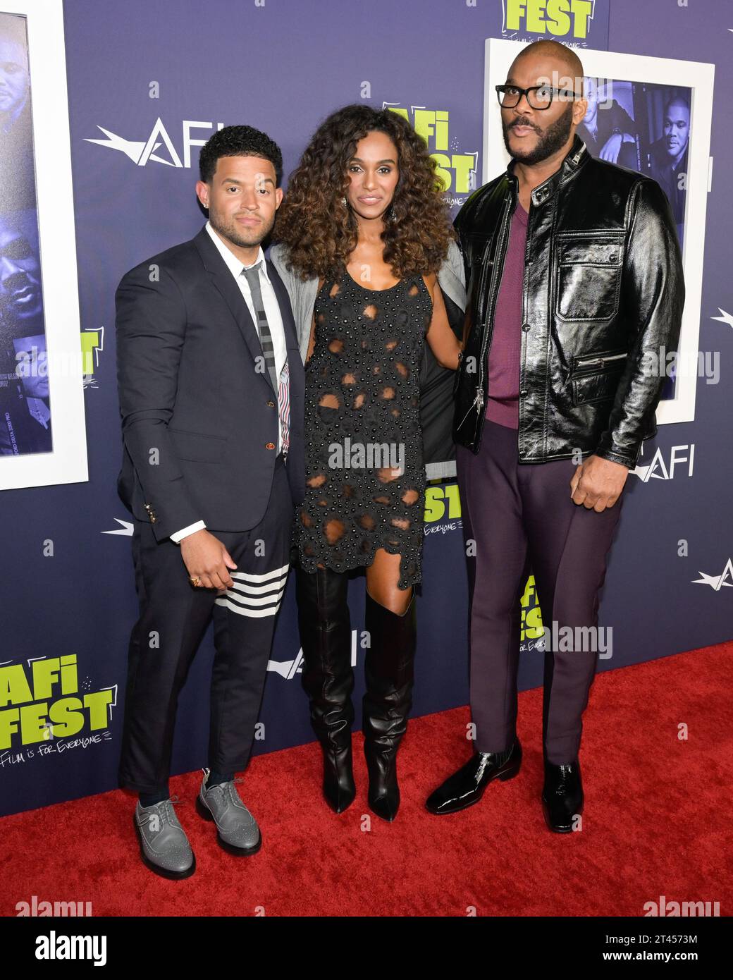 October 27, 2023, Hollywood, California, United States: (L-R) Armani ...