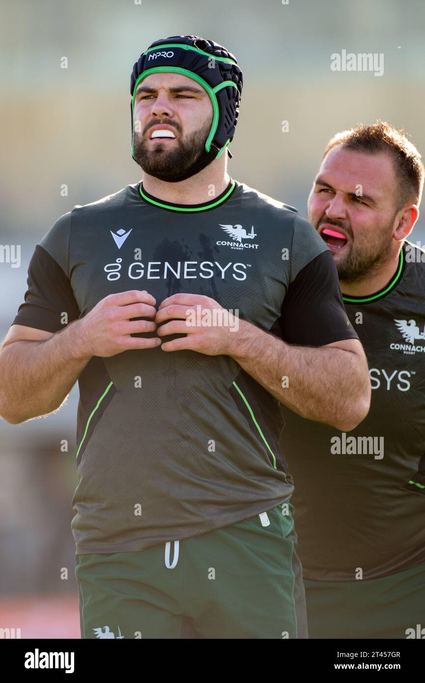 Galway, Ireland. 28th Oct, 2023. Shamus Hurley-Langton of Connacht ...