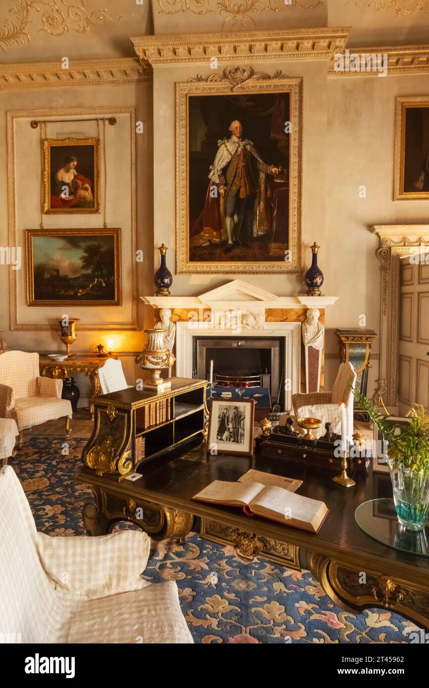 England, West Sussex, Harting, Uppark House, Interior View of The ...