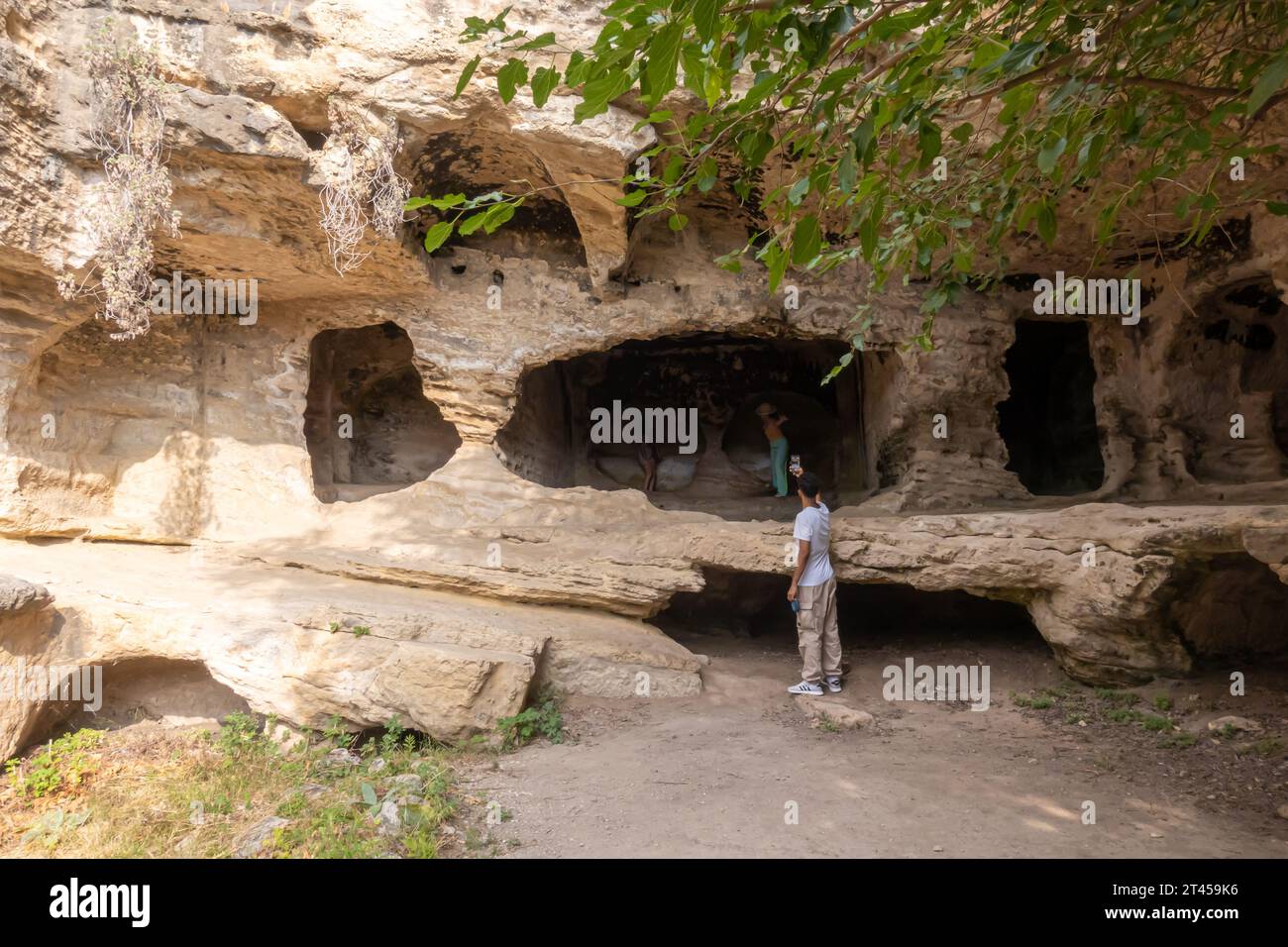 Besikli cave, Cradle Cave, landmark in Hatay, Turkey. Built in the 1st ...
