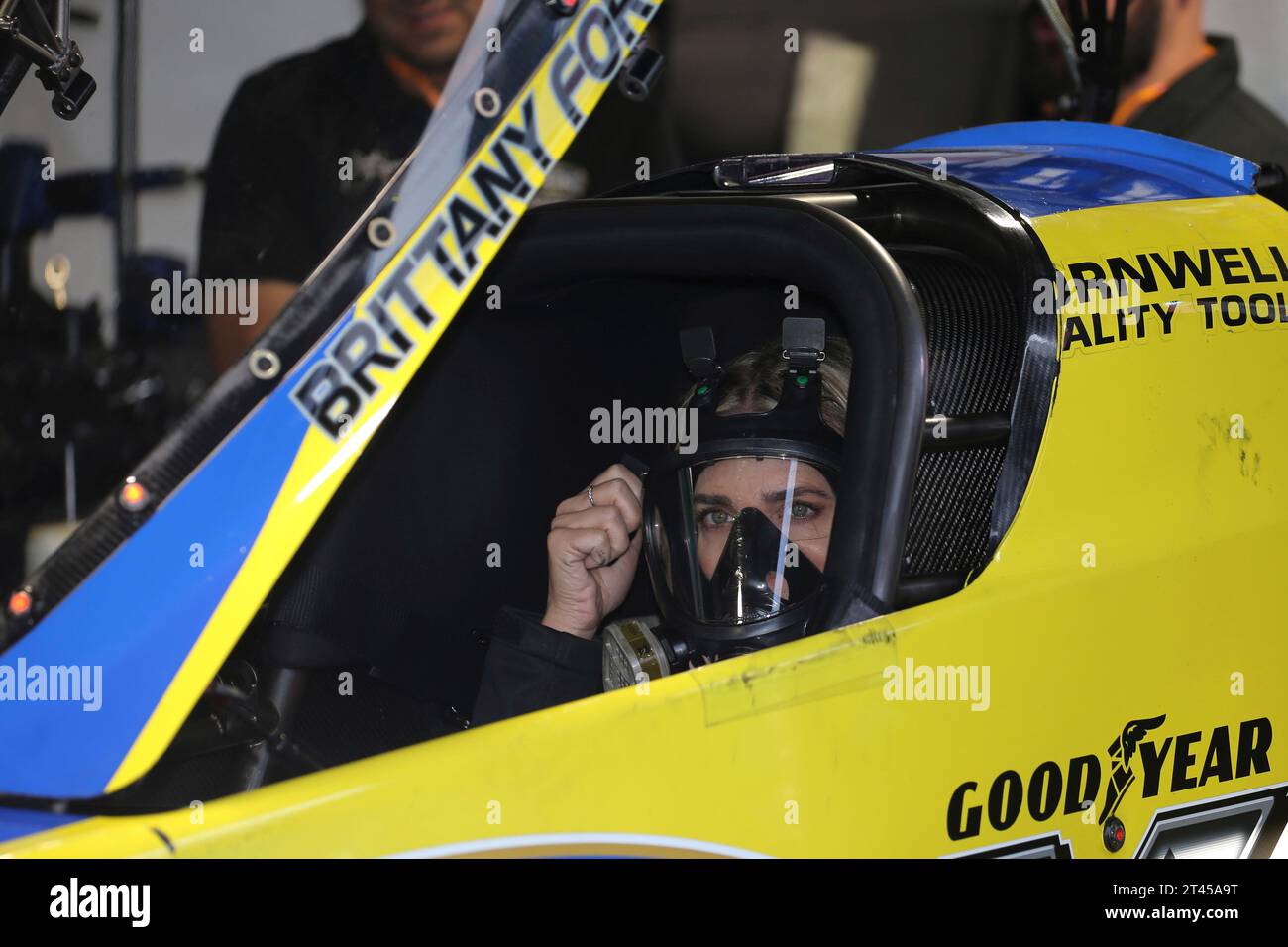 LAS VEGAS, NV - OCTOBER 28: Brittany Force (1 TF) Flav R Pac NHRA Top ...