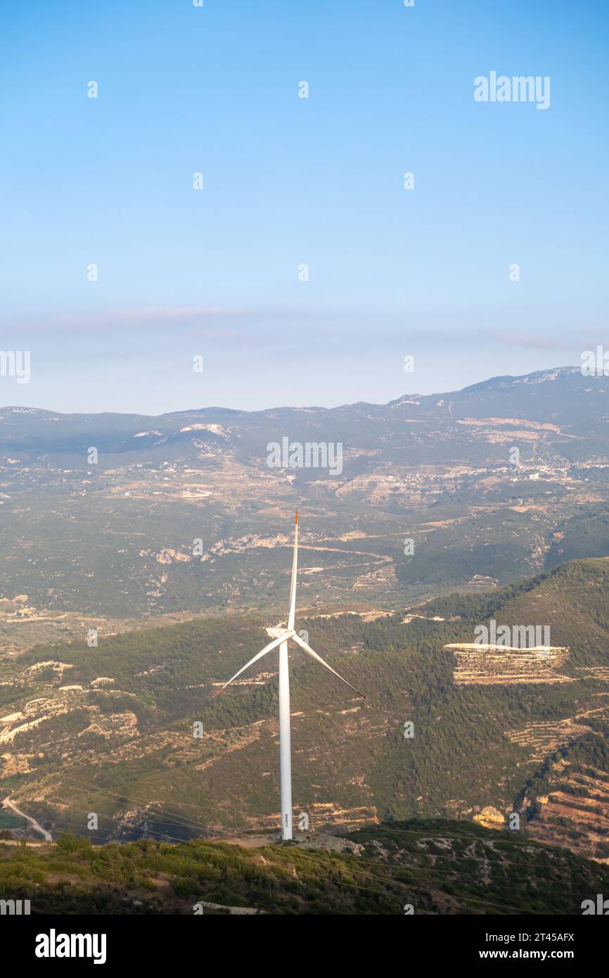 Wind Turbine in Hatay Turkey Stock Photo - Alamy