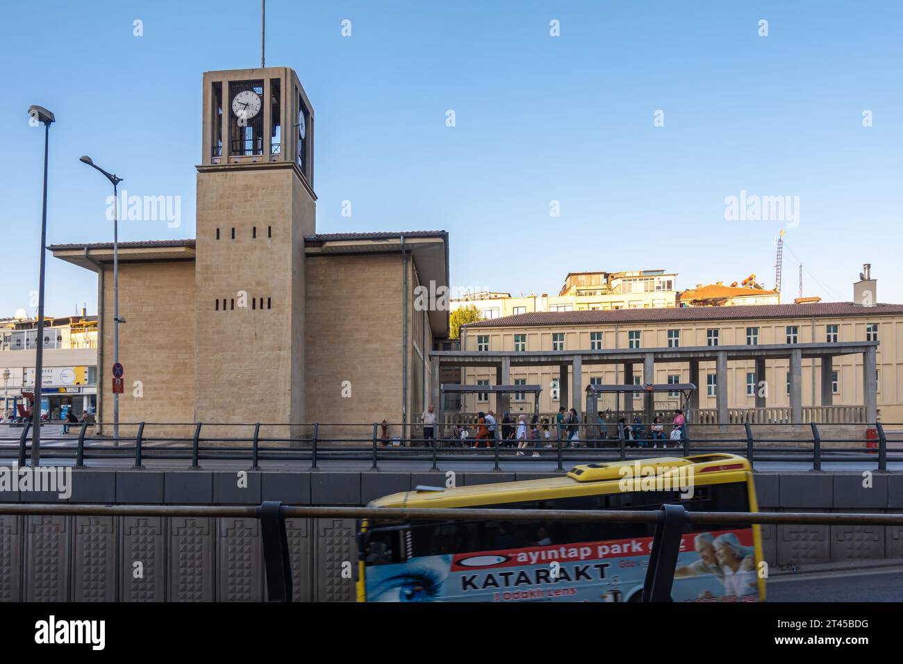 Bus stop. Central Gaziantep Turkey Stock Photo - Alamy