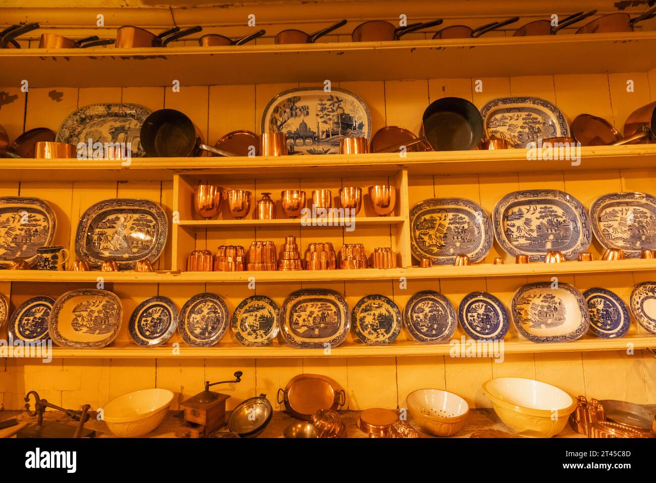 England, West Sussex, Harting, Uppark House, The Butlers Pantry ...