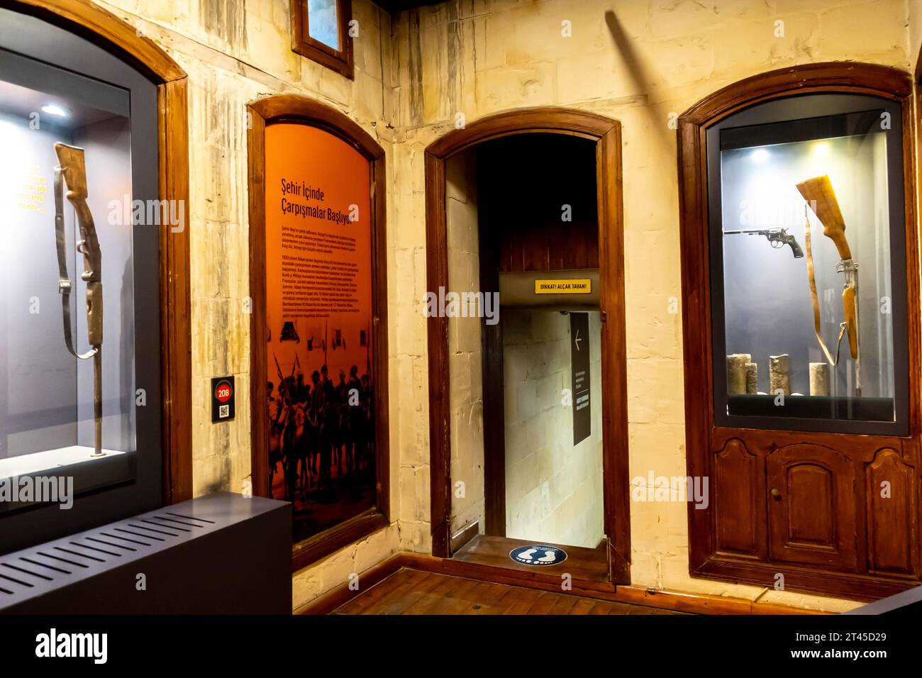 Gaziantep Turkey. Turkish national struggle museum inside Stock Photo ...