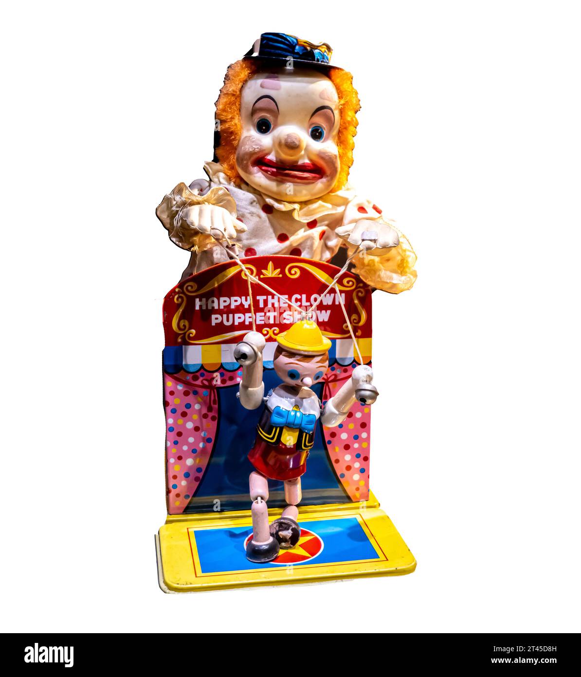 Japanese Happy the clown puppet show toy, 1950 Stock Photo - Alamy
