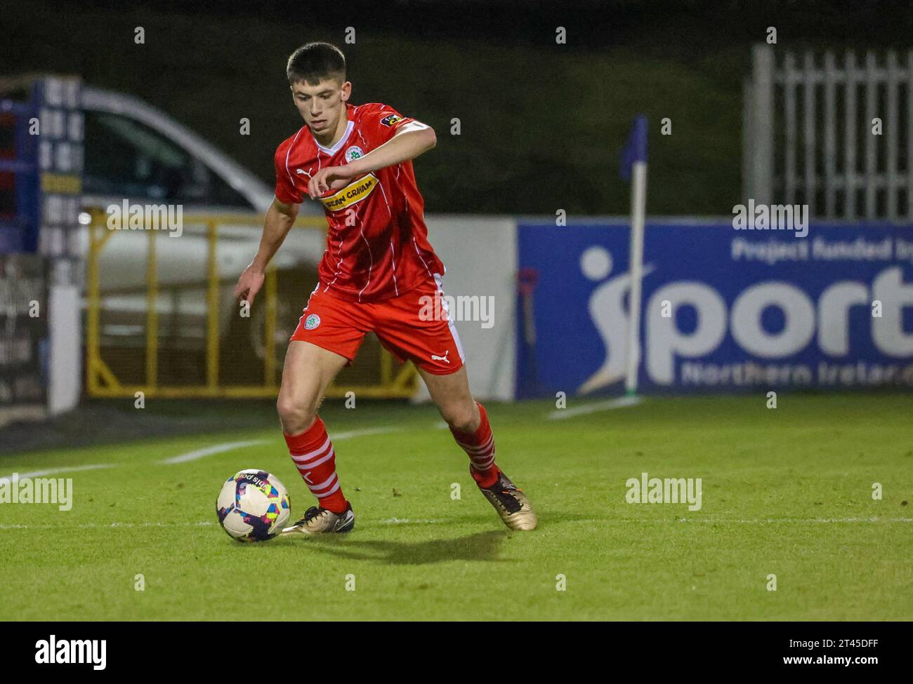 Mourneview Park, Lurgan, County Armagh, Northern Ireland, UK. 13th Oct ...