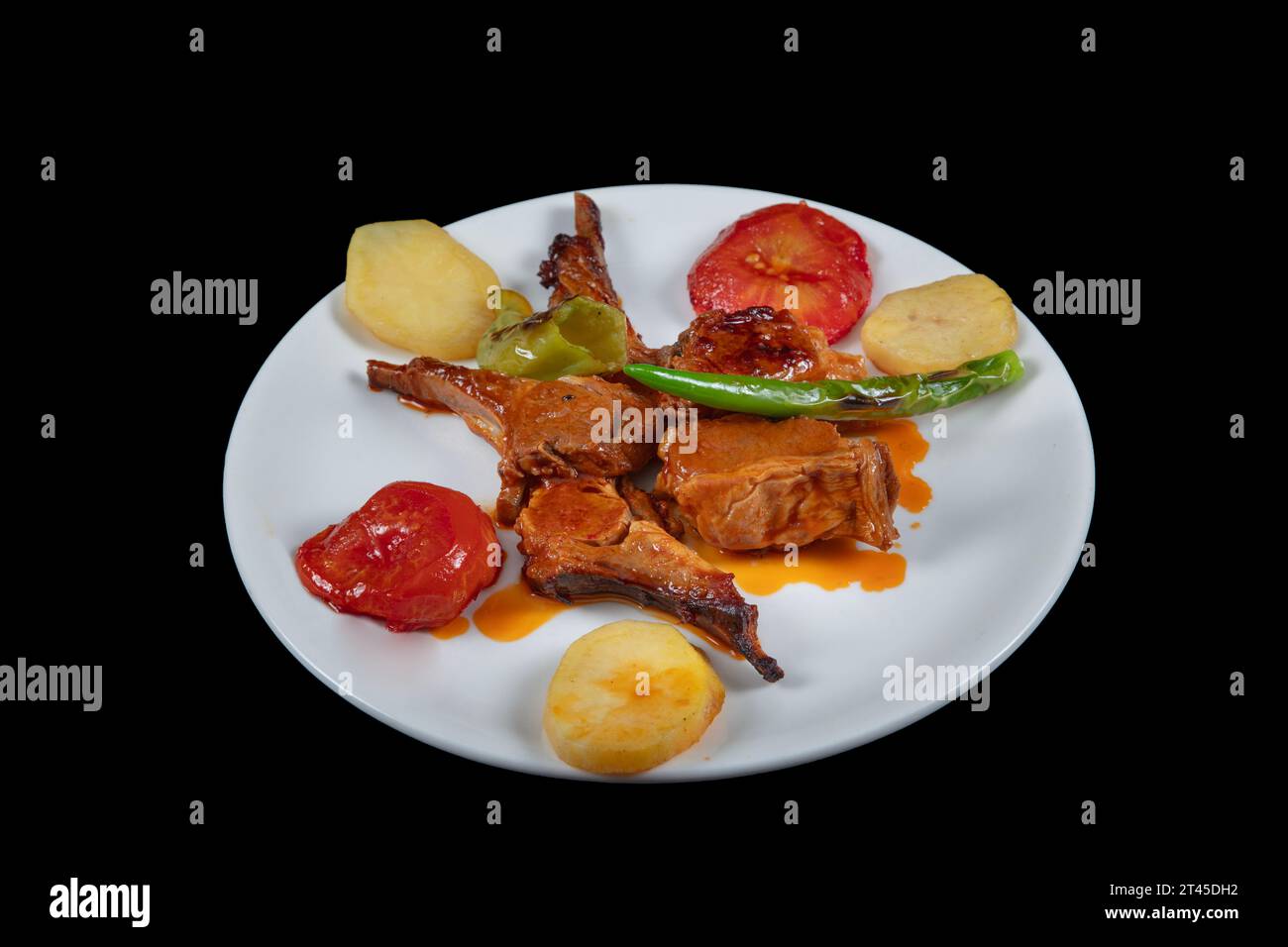 Lamb chops, Rack of Lamb. Delicious Turkish food fried lamb chops ...